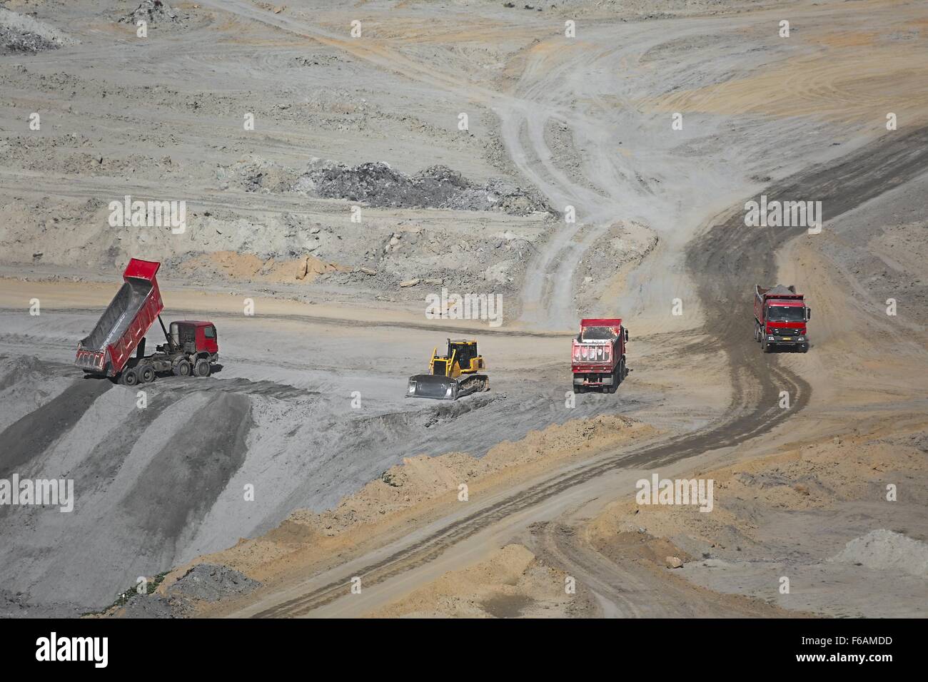 Coal Mine Area Stock Photo - Alamy