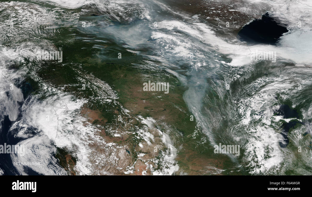 Smoke from large wildfires in Alaska and Canada impacts air quality ...