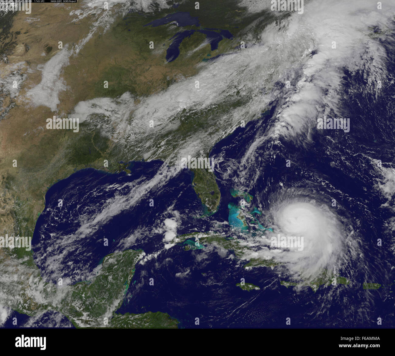 NASA captured detailed images of Hurricane Joaquin, showcasing the ...