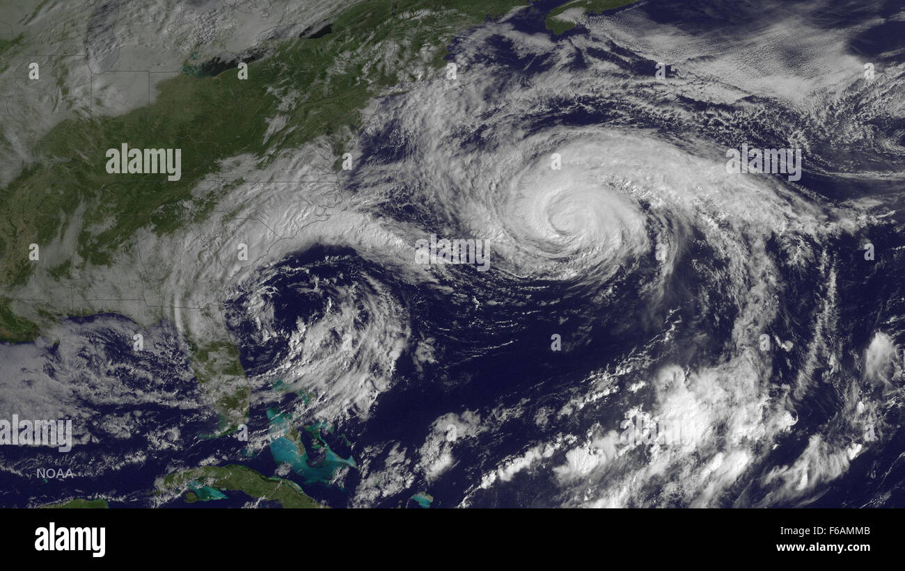 NASA's imagery captures Hurricane Joaquin as it passes north of Bermuda ...