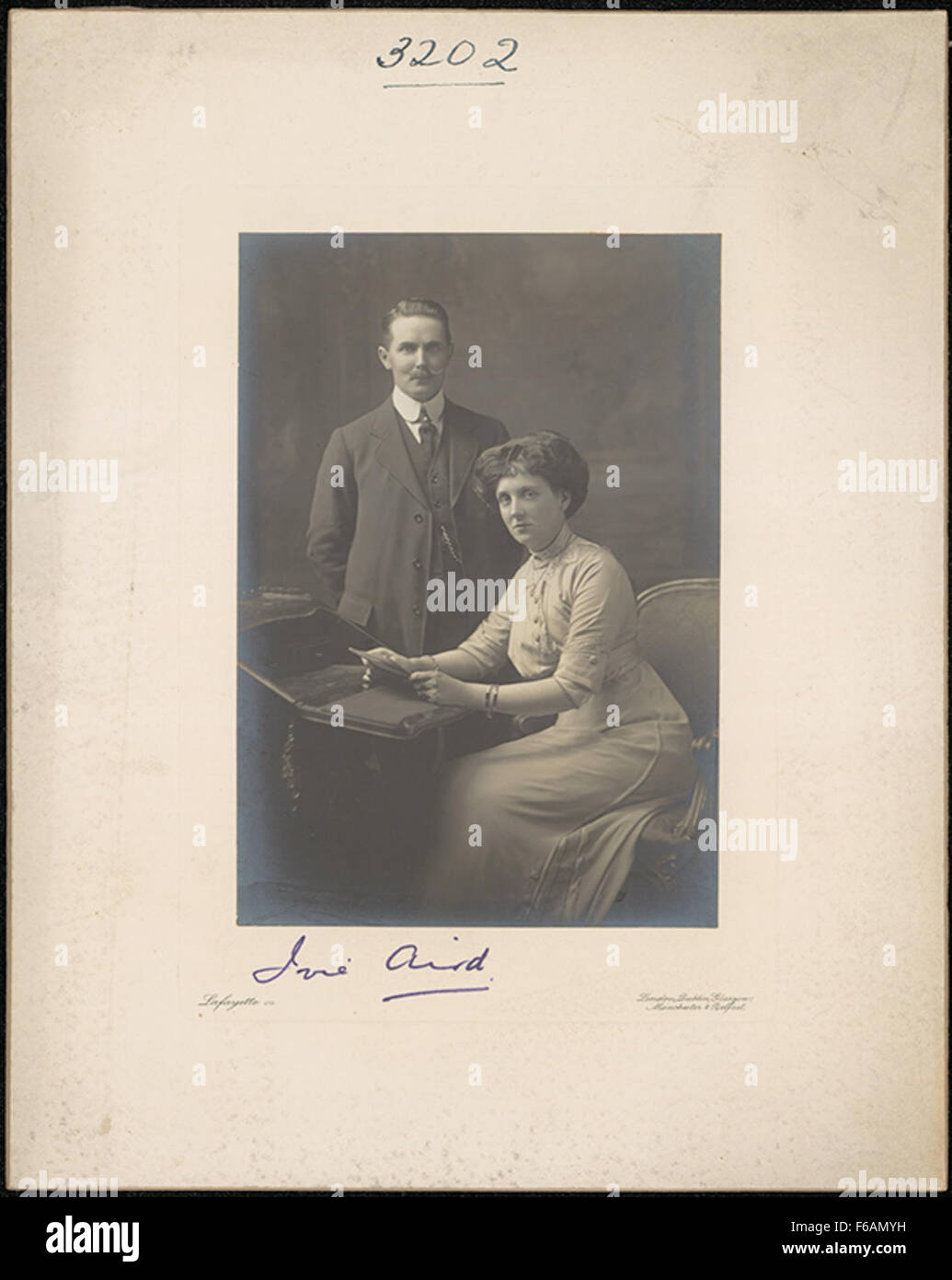 A black-and-white portrait photograph of Dr. Ivie Aird, captured from ...