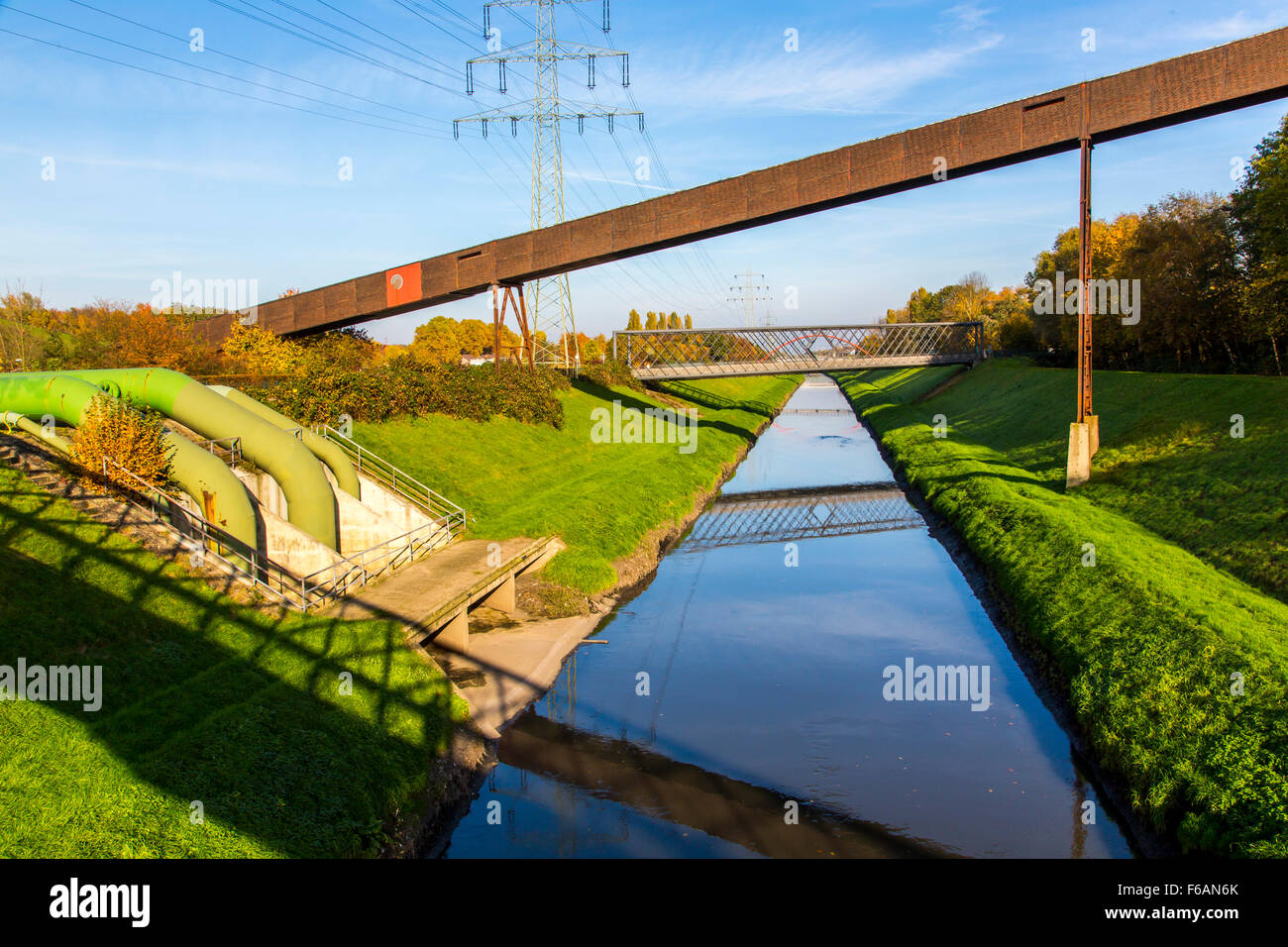 The emscher river at the nordstern park hi-res stock photography and ...