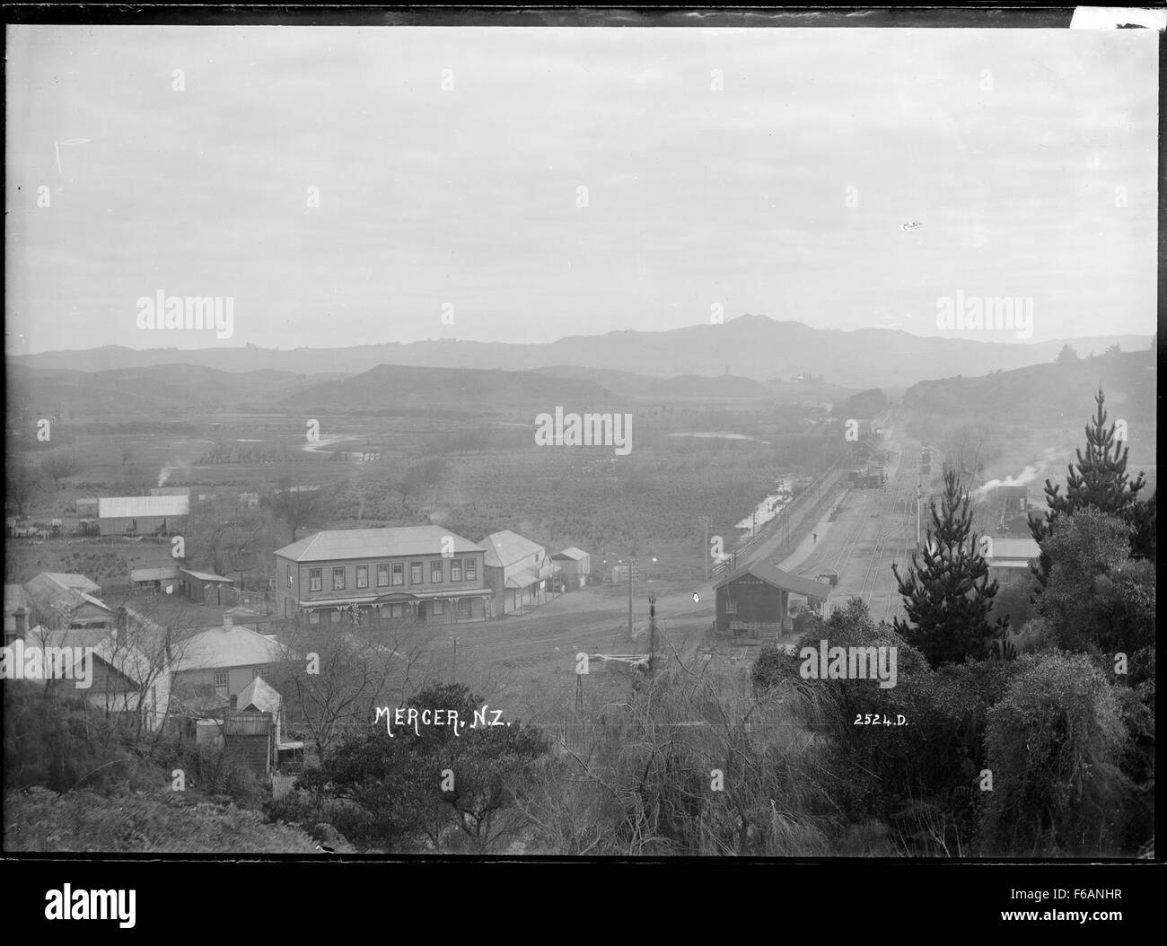 Main street of Mercer Stock Photo - Alamy