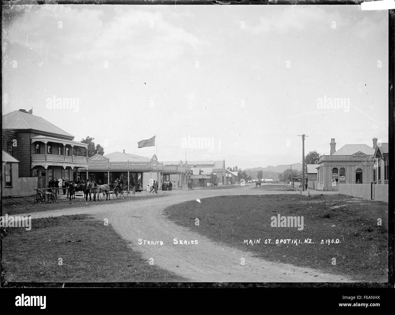 Main Street, Opotiki Stock Photo - Alamy