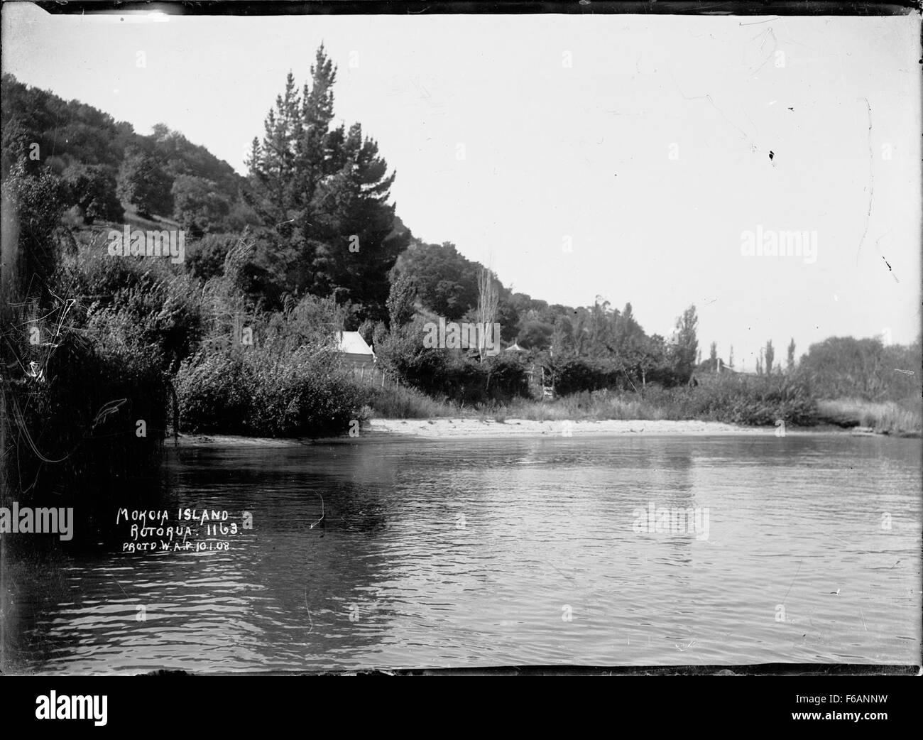 Mokoia Island, Lake Rotorua Stock Photo - Alamy