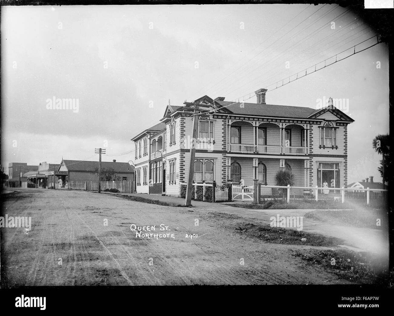 This photograph captures the historic Northcote Tavern located on Queen ...
