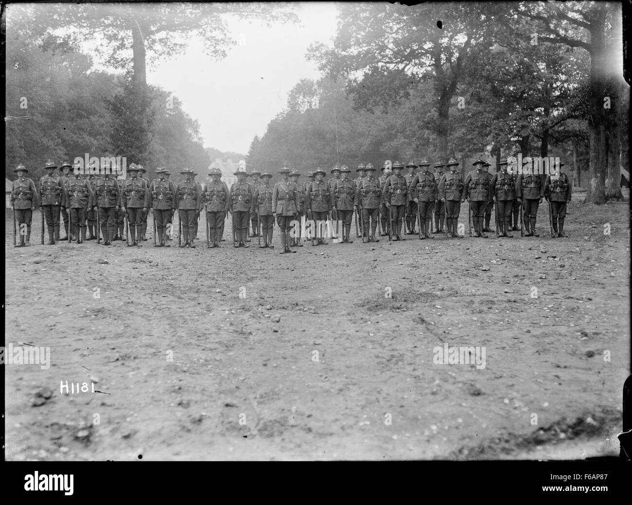 A photograph capturing a platoon from the Wellington Regiment of New ...
