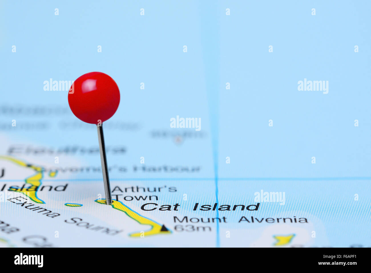 Cat island tourist map hi-res stock photography and images - Alamy