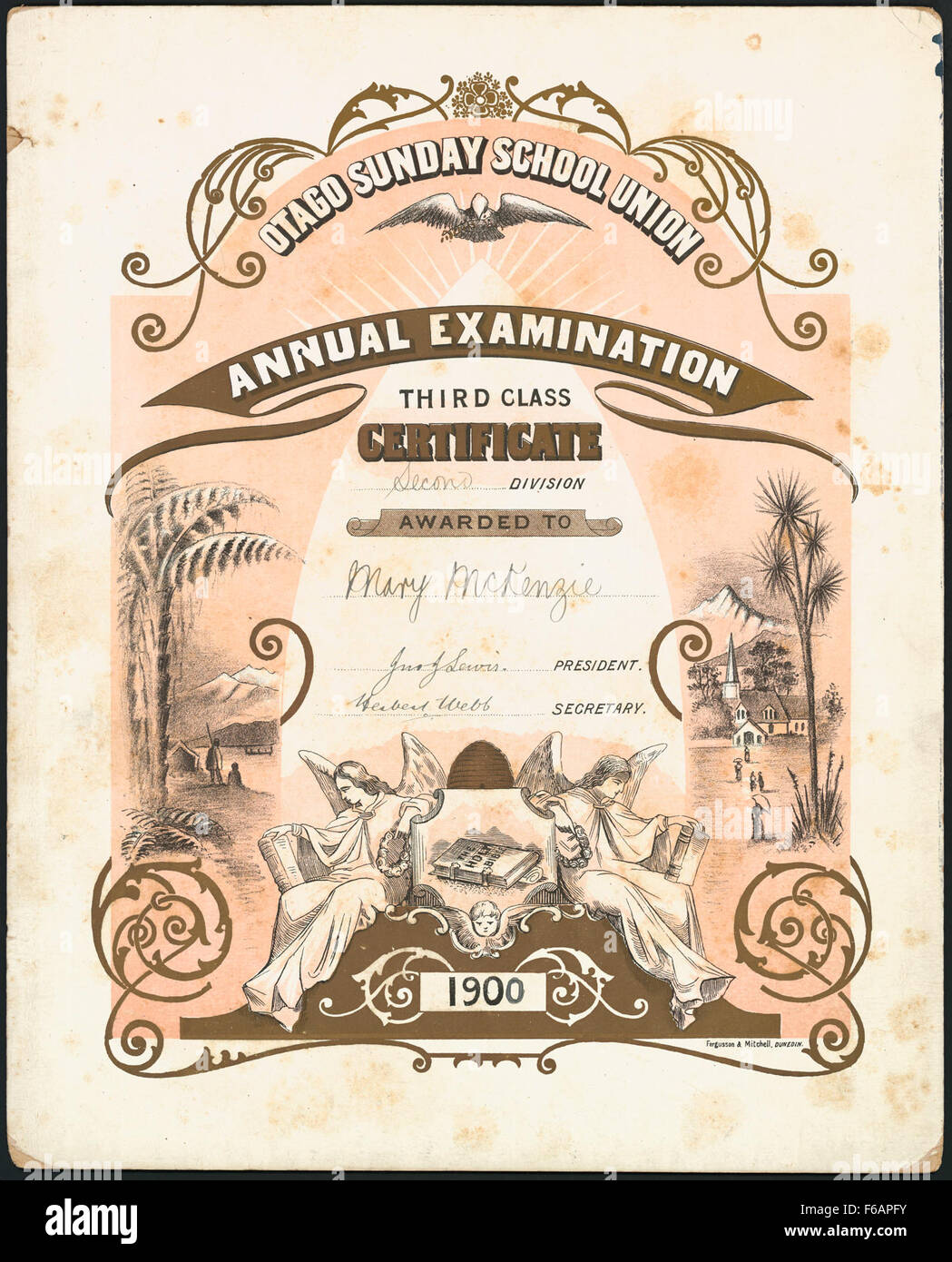 Third class certificate hi-res stock photography and images - Alamy