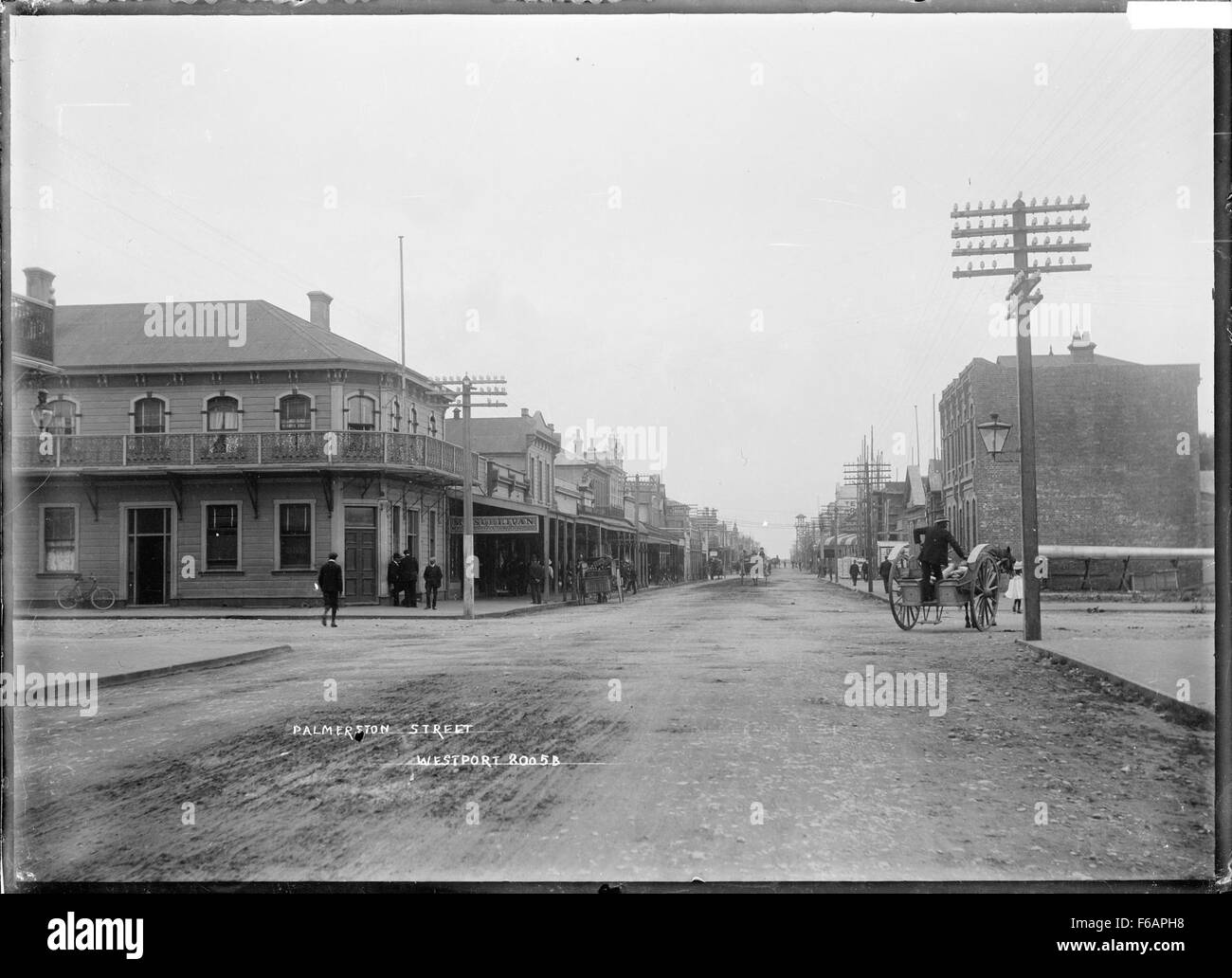 This photograph captures Palmerston Street in Westport, showcasing the ...