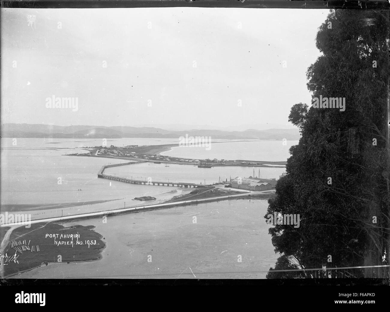 Port Ahuriri in Napier, New Zealand, is a historic harbor known for its ...
