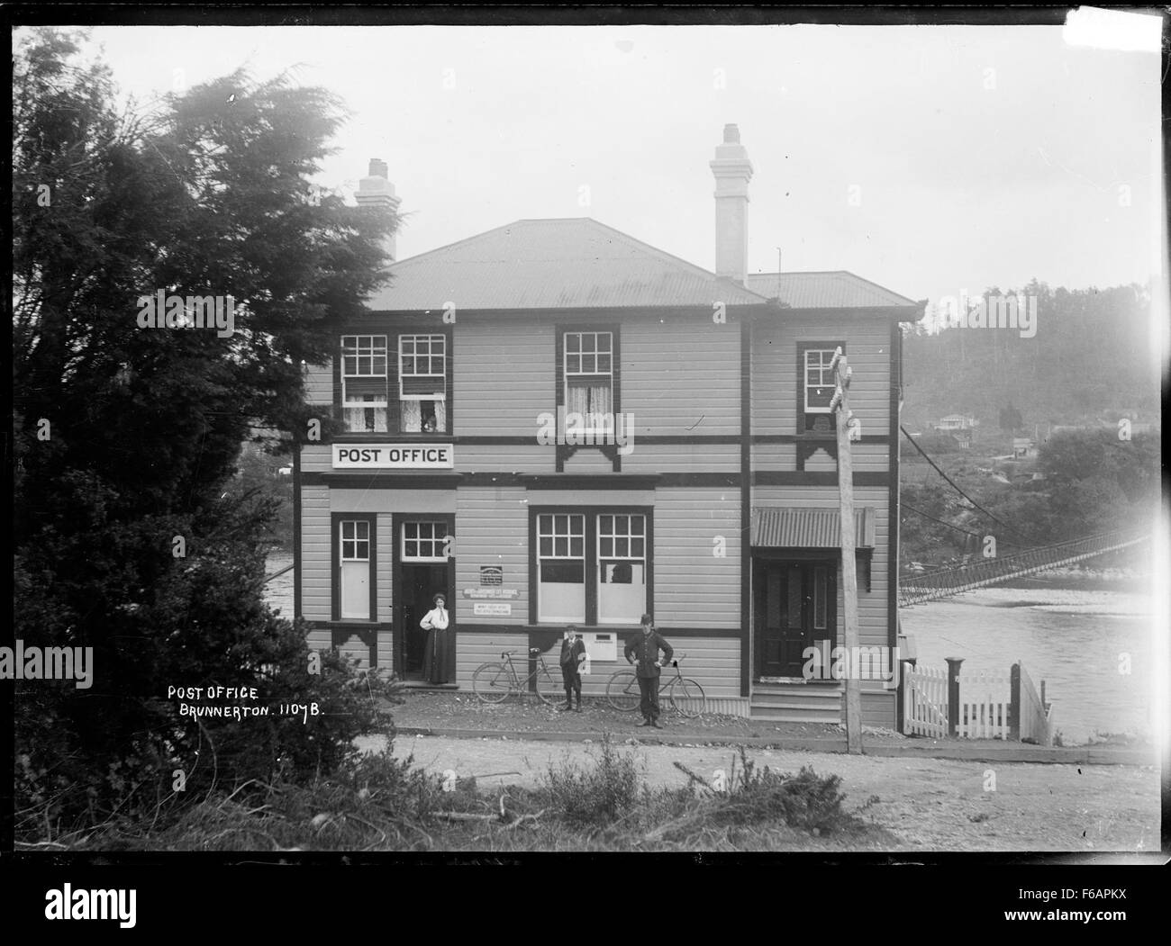The historic Post Office in Brunnerton, New Zealand, showcases early ...
