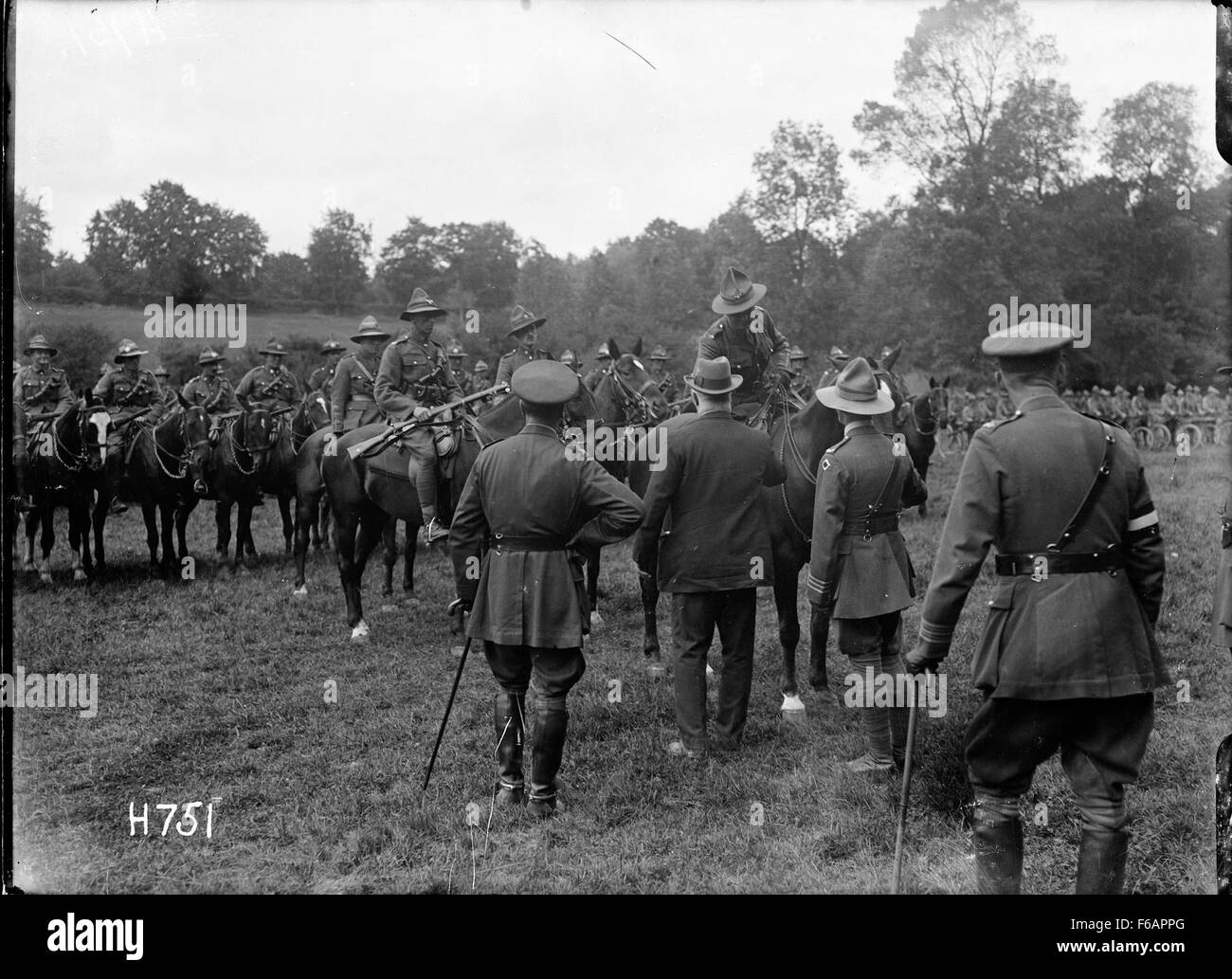 New Zealand Prime Minister William Massey meets the Otago Mounted ...