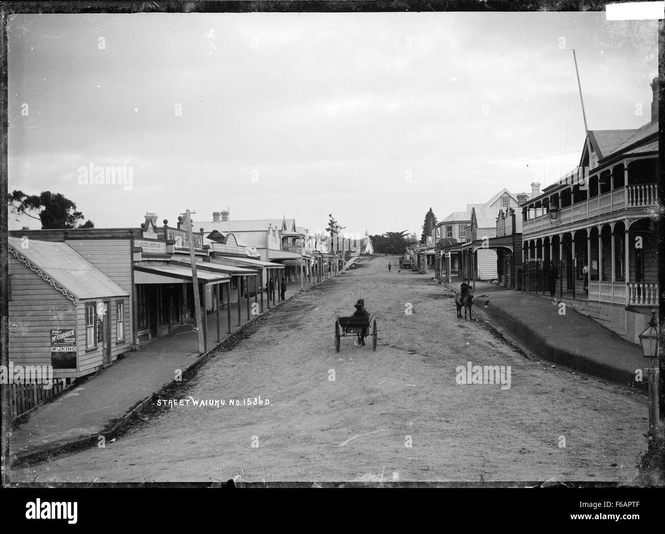 Queen Street, Waiuku Stock Photo - Alamy
