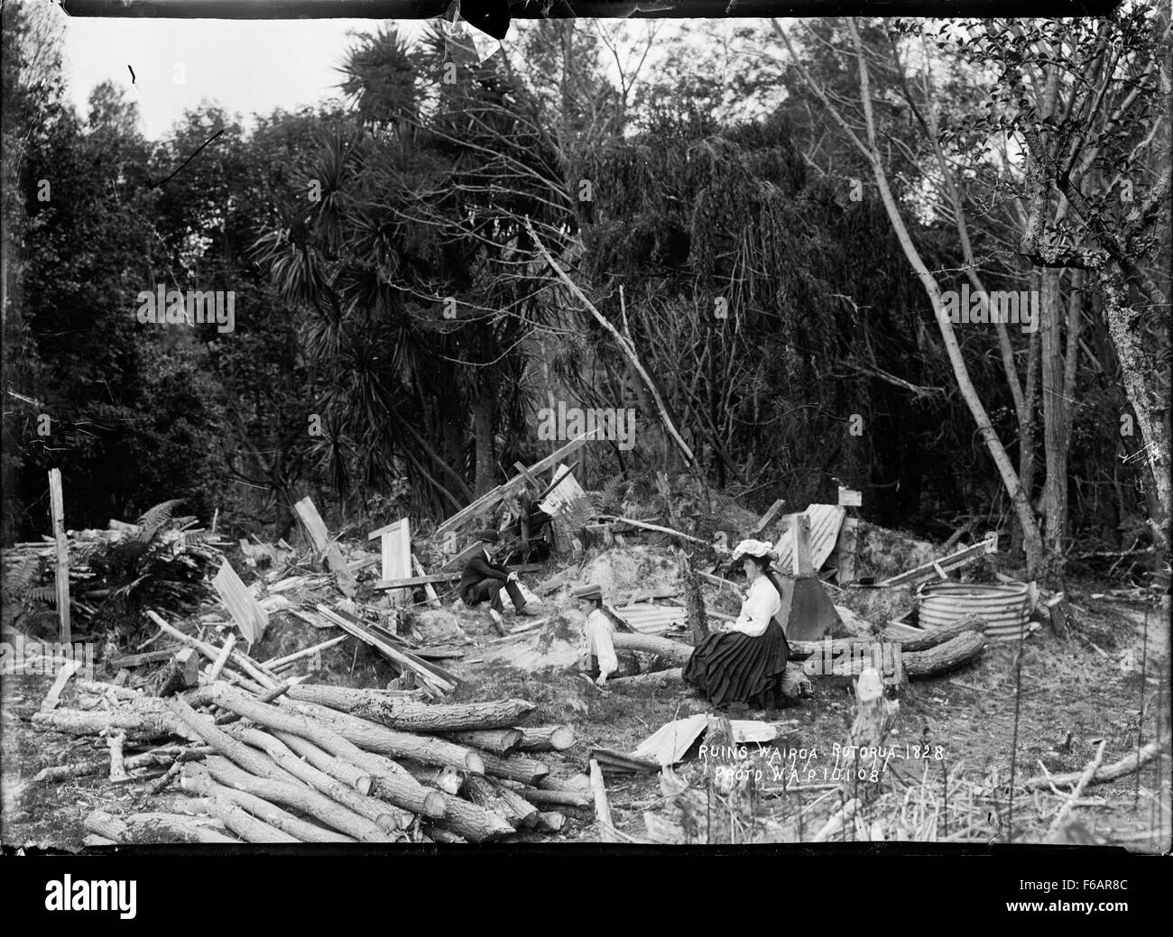 Te wairoa buried village hi-res stock photography and images - Alamy