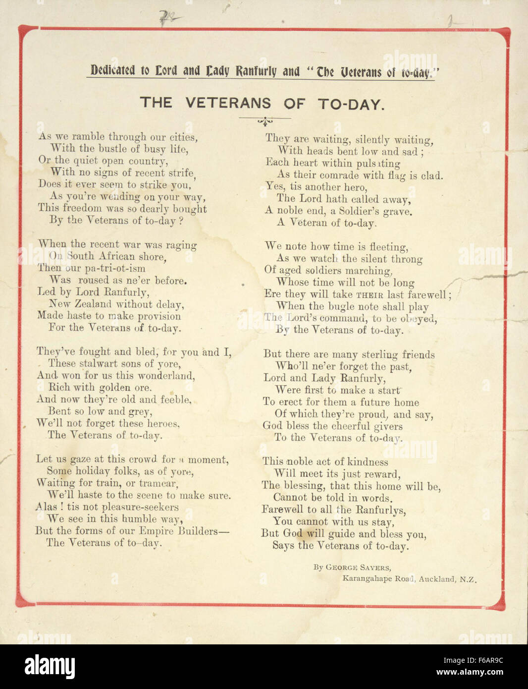 George Sayers' work from 1904, 'The Veterans of Today', honors the ...