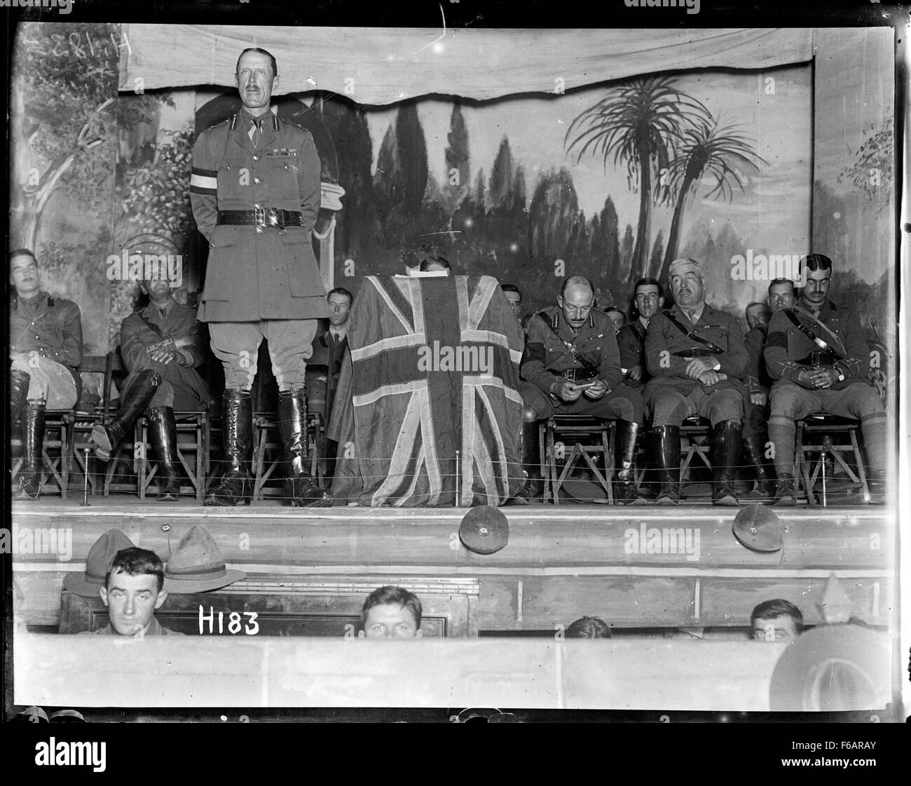 Sir Alexander John Godley gave a speech marking the third anniversary ...