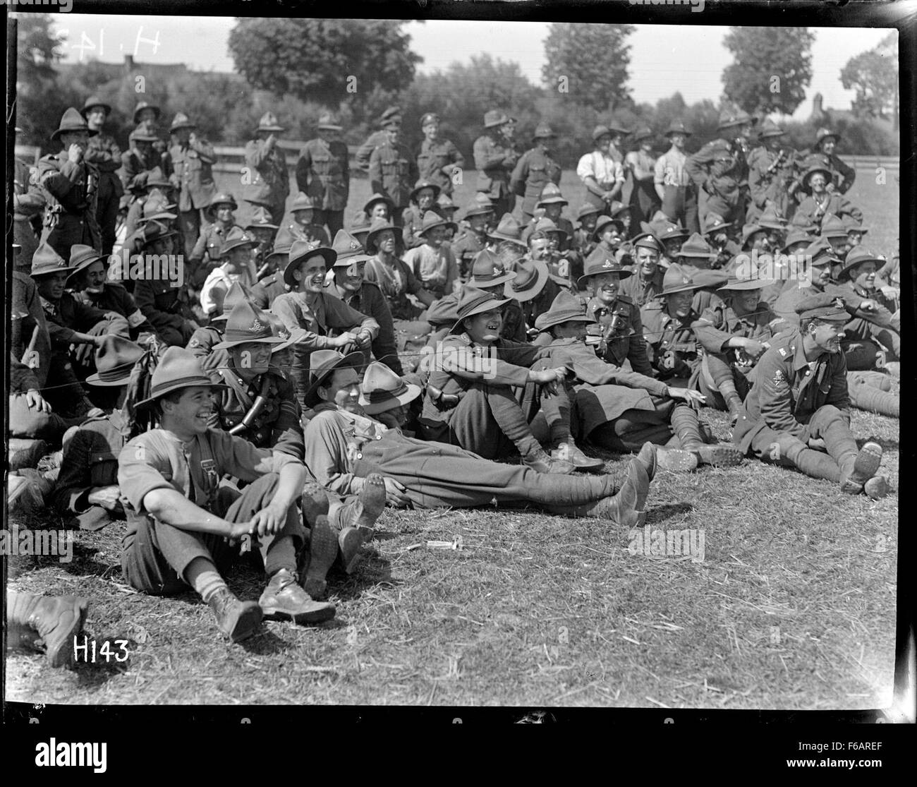 Some of the spectators at the New Zealand Division boxing Stock Photo ...