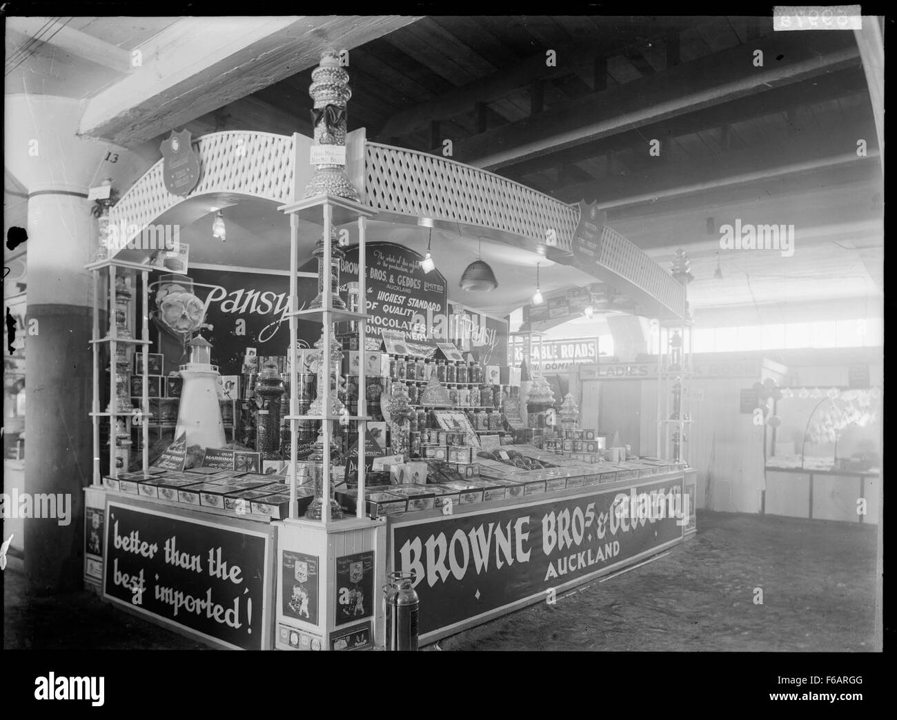 Booth market Black and White Stock Photos & Images - Alamy