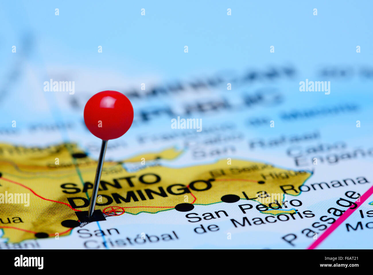 Santo domingo map hi-res stock photography and images - Alamy