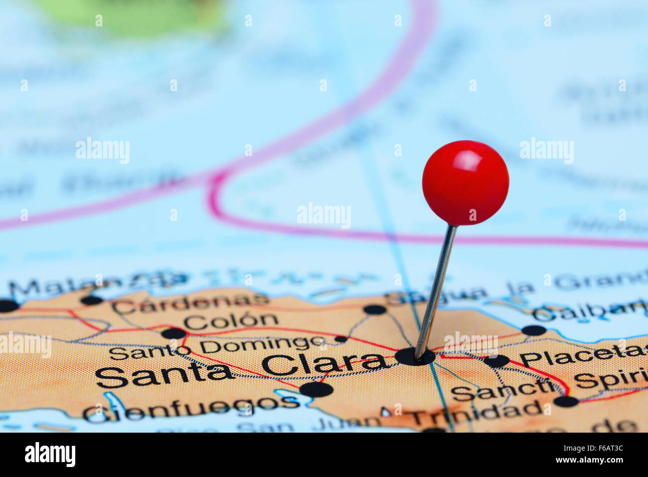 Clara city map hi-res stock photography and images - Alamy