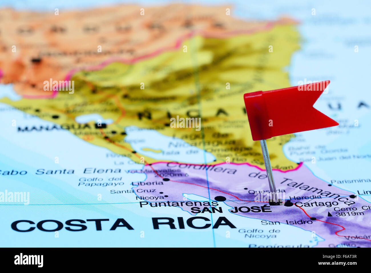 San jose map hi-res stock photography and images - Alamy