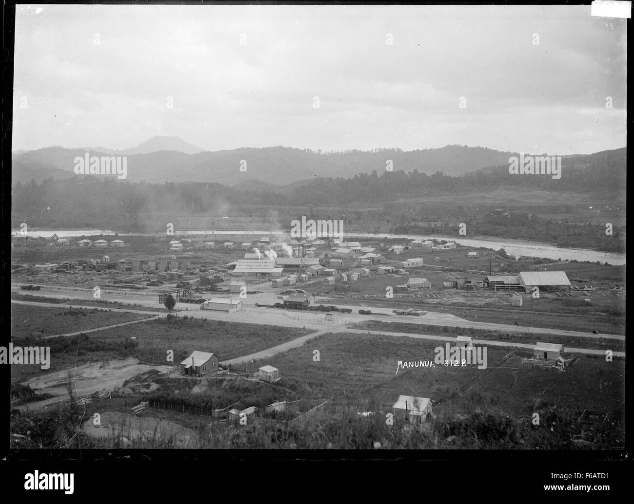 Township of Manunui Stock Photo - Alamy
