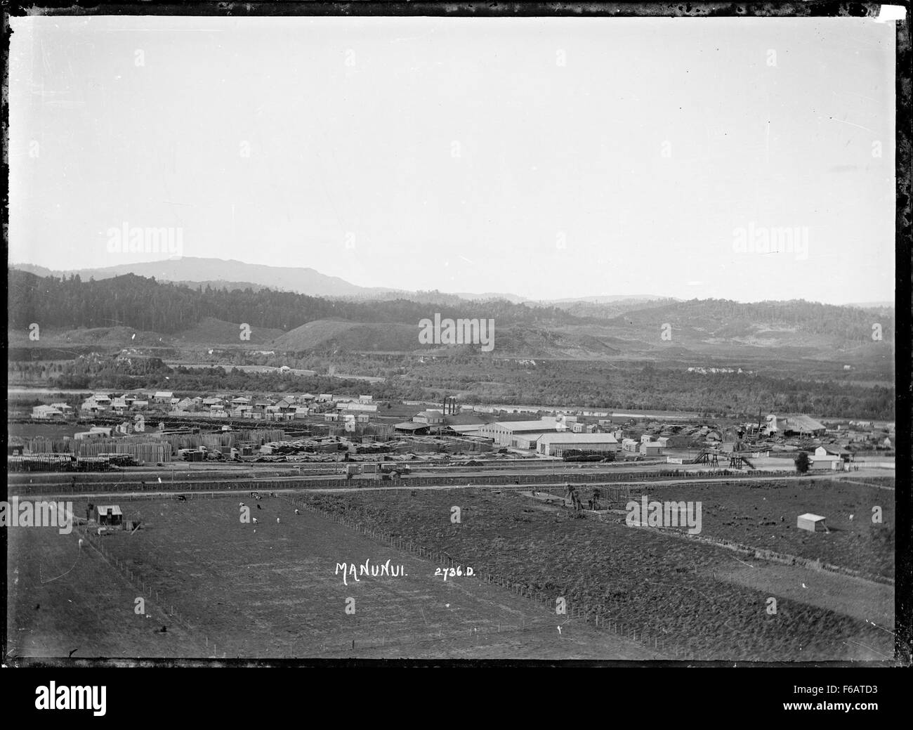Township of Manunui Stock Photo - Alamy