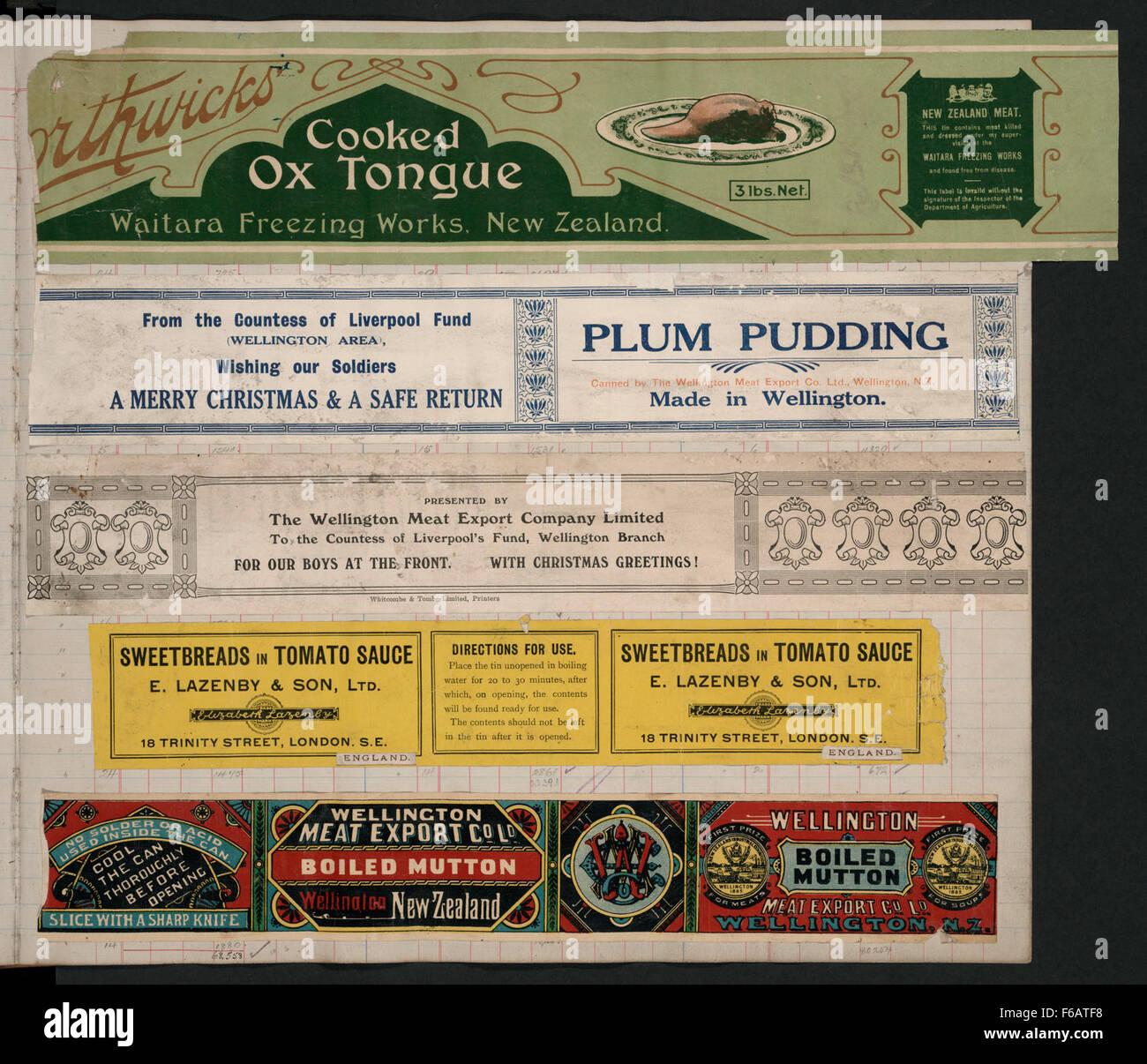 Historic canned food 19th century hi-res stock photography and images ...