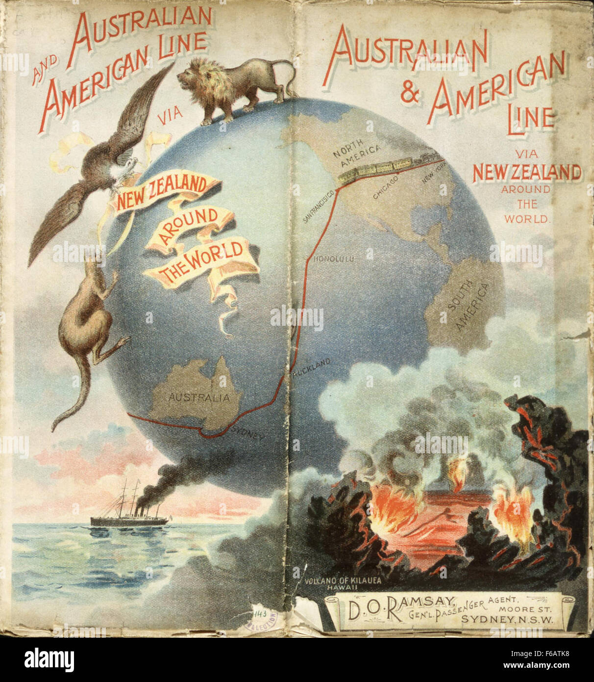 This photograph depicts a ship of the Australian & American Line ...