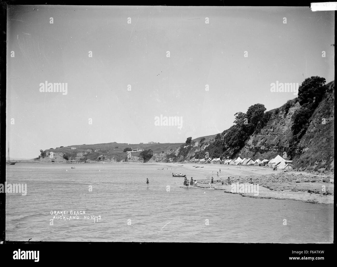 View of Orakei Beach, Auckland Stock Photo - Alamy