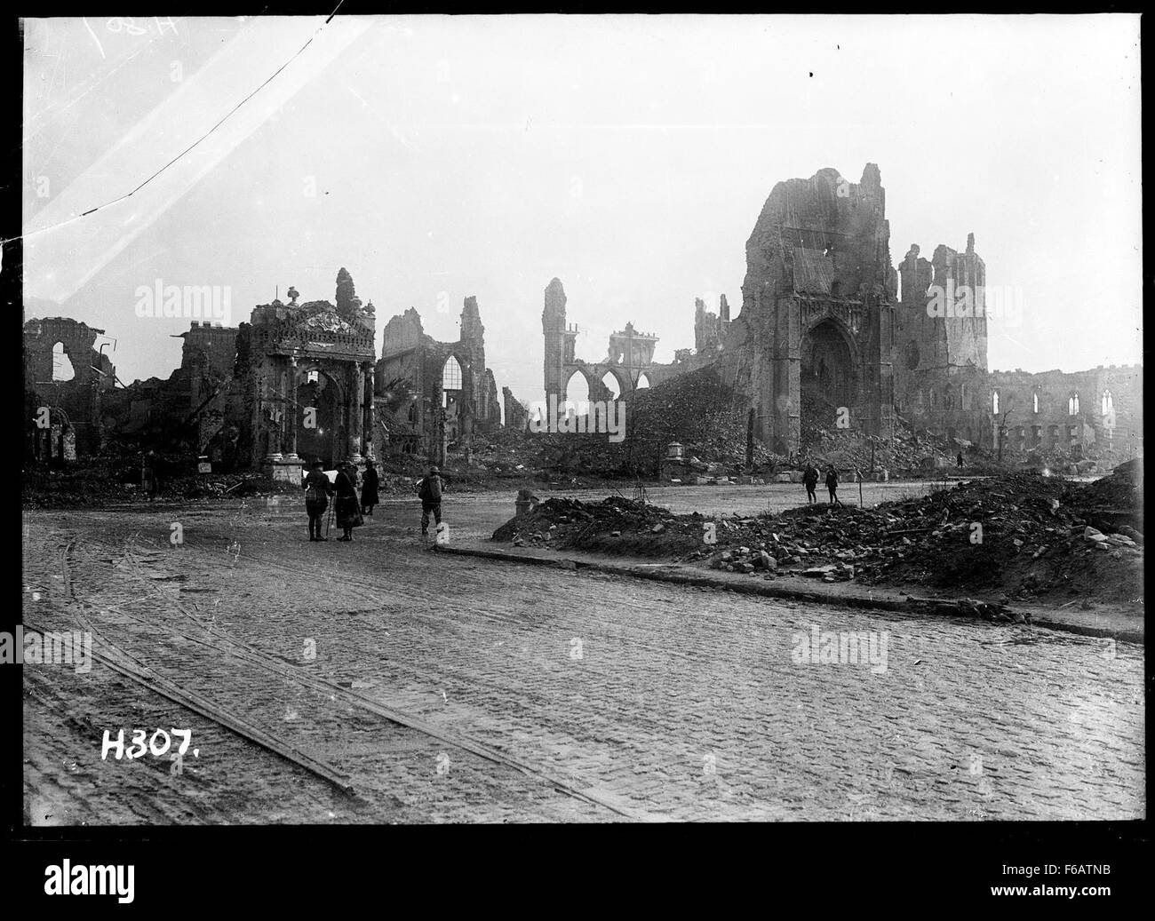 The ruins of ypres hi-res stock photography and images - Alamy