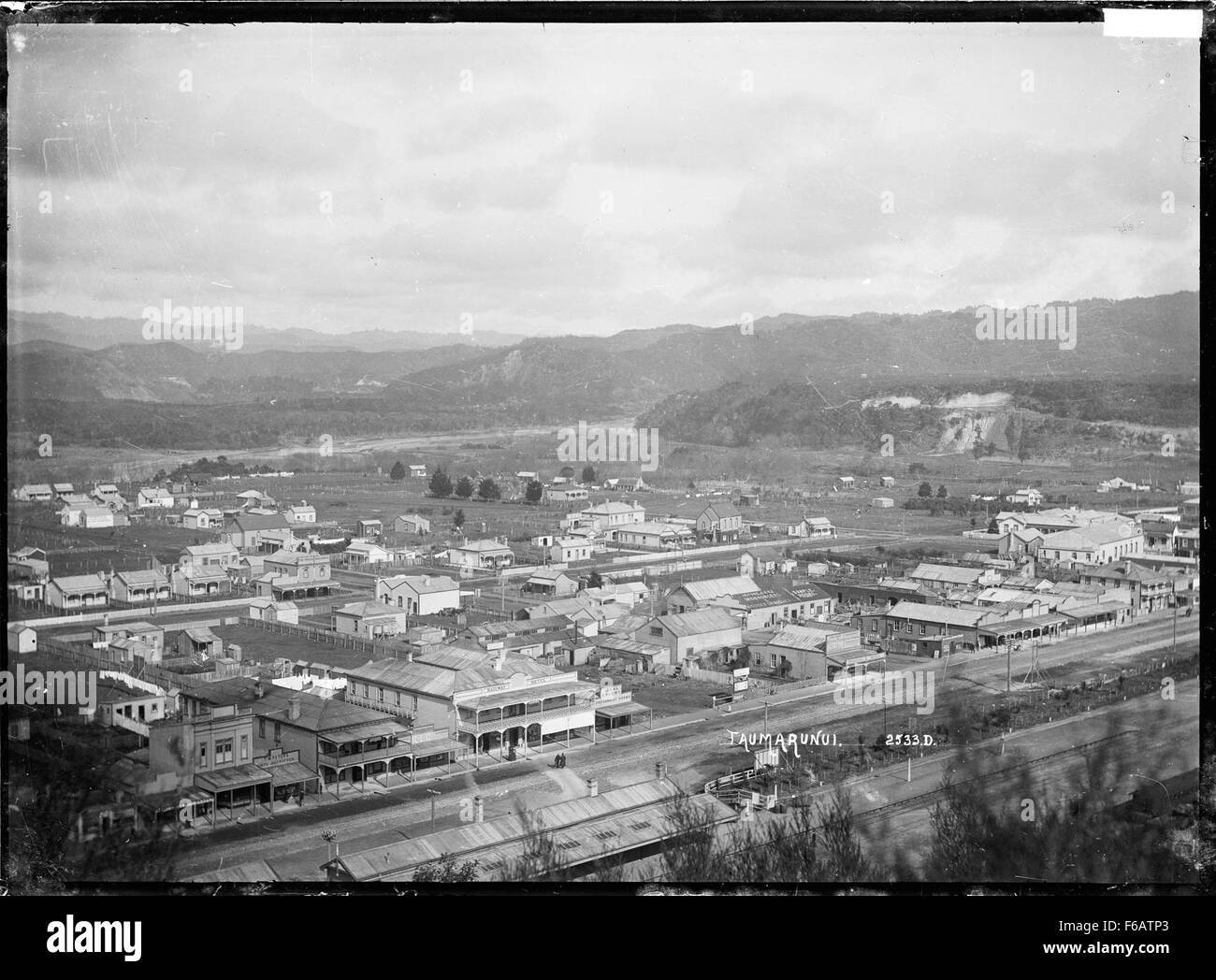 This scenic view of Taumarunui showcases the picturesque landscape of ...