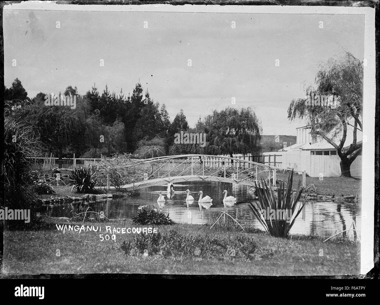 This serene image showcases the gardens surrounding the Wanganui ...