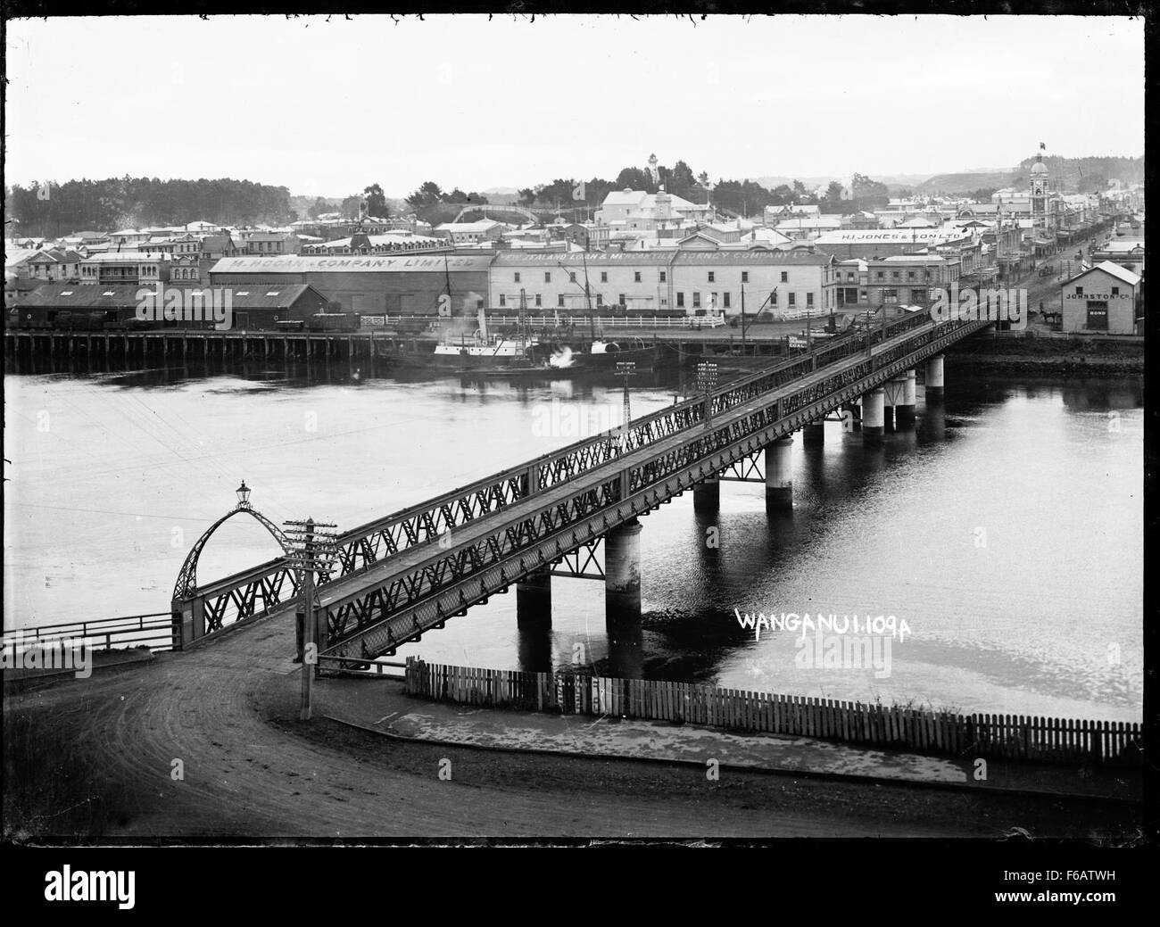 Wanganui town view Black and White Stock Photos & Images - Alamy