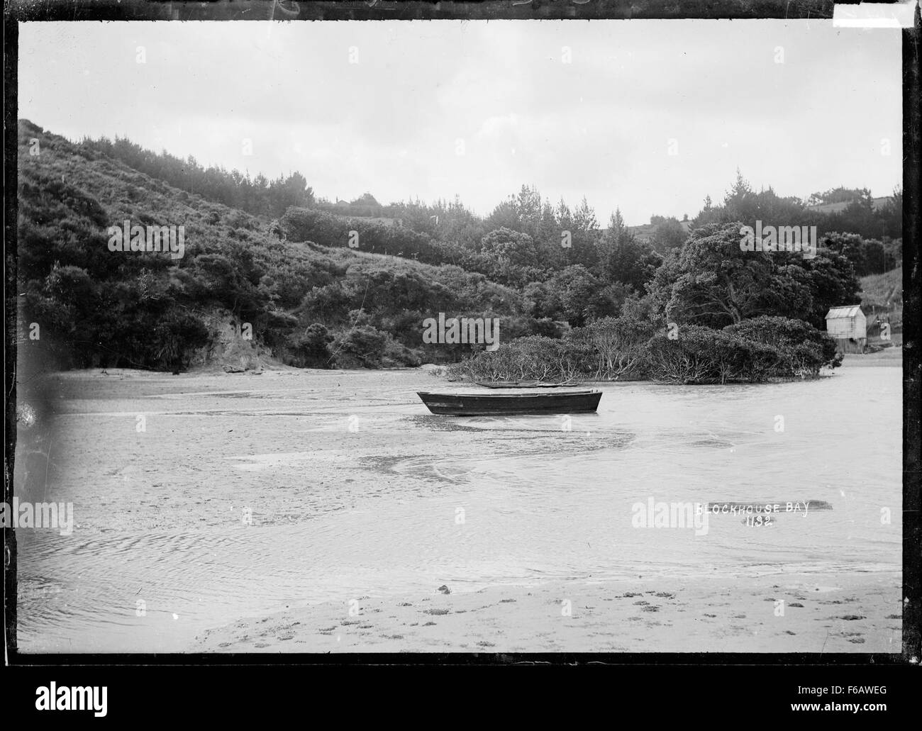 A scenic view of Blockhouse Bay, located in Auckland, New Zealand ...