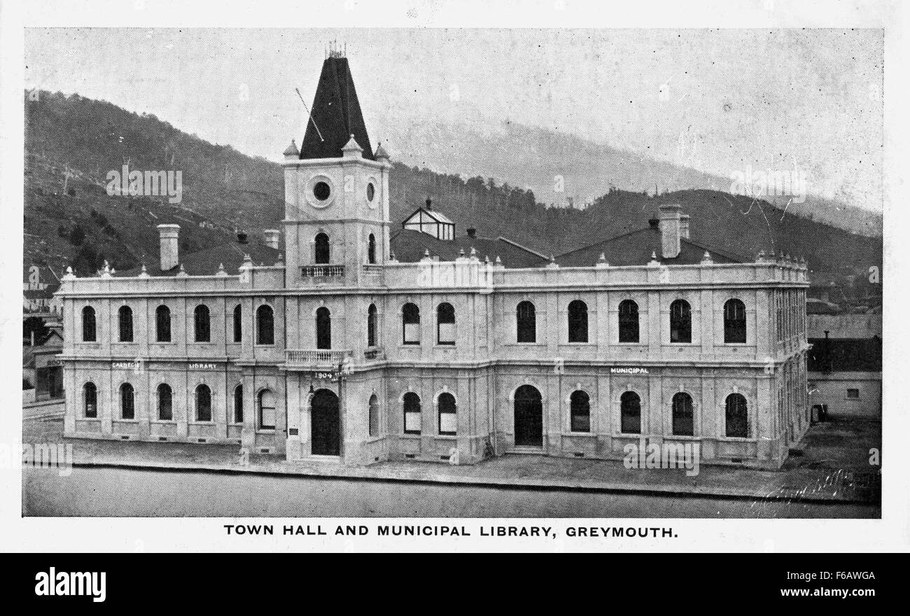 Municipal building in town Black and White Stock Photos & Images - Alamy