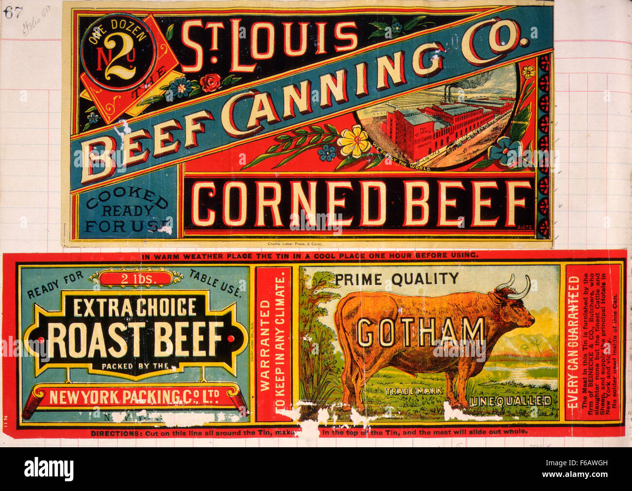 1950s food packaging hi-res stock photography and images - Alamy