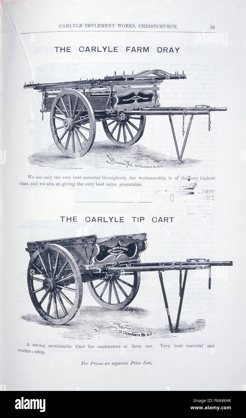 An image of the Carlyle farm dray, part of the Booth, Macdonald & Co ...