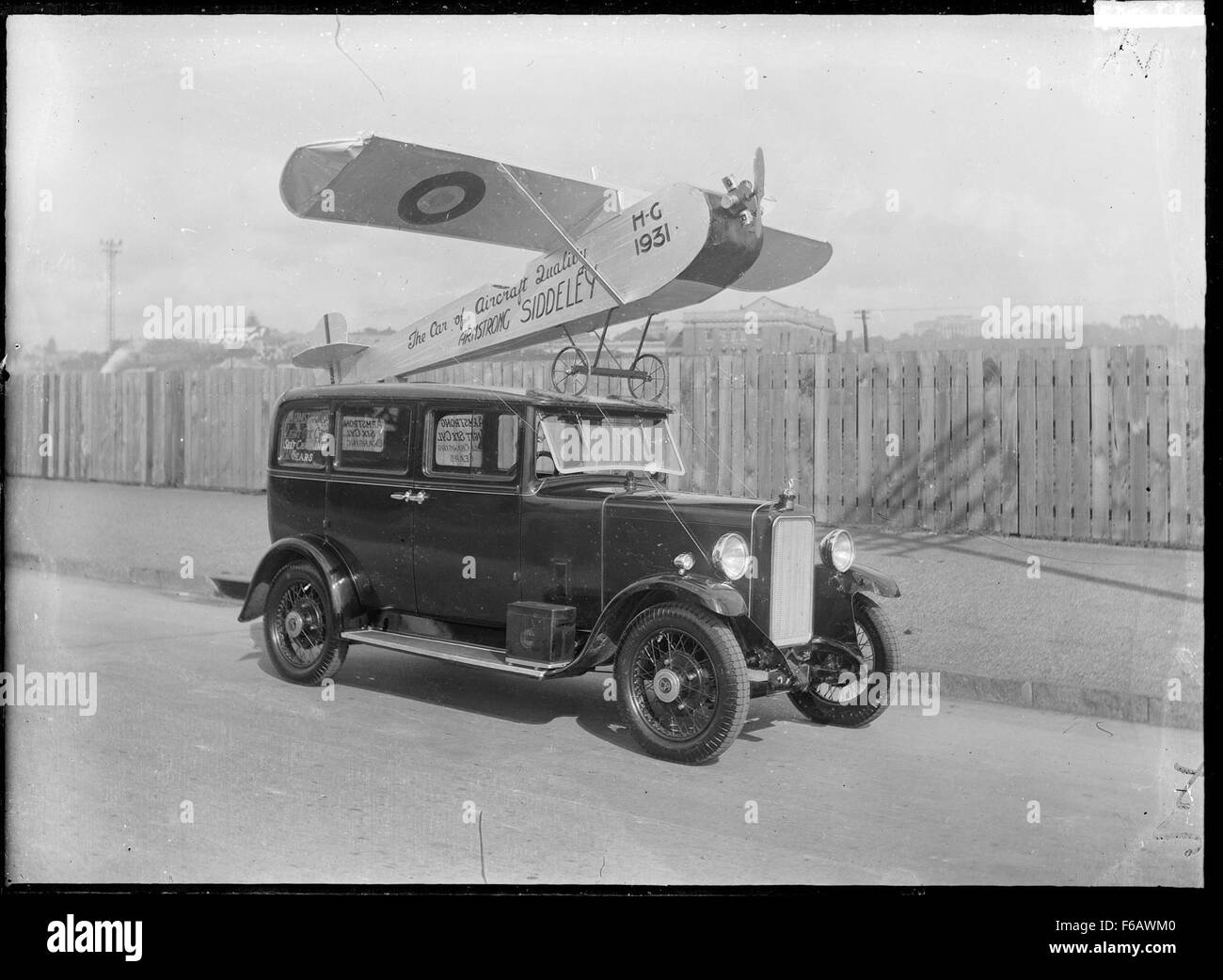 The Armstrong-Siddeley, a classic luxury car, features a unique ...