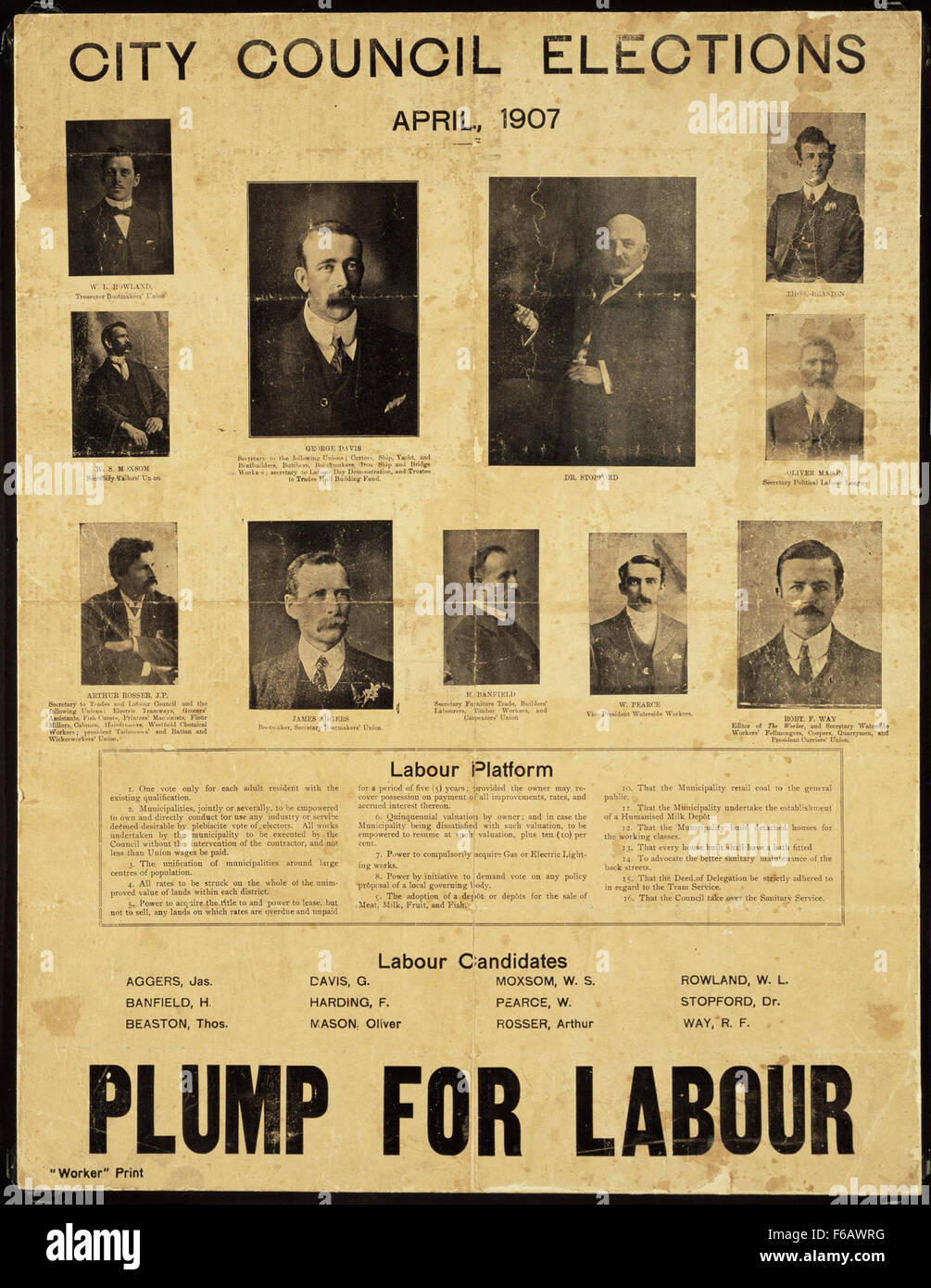 Political poster from april hi-res stock photography and images - Alamy