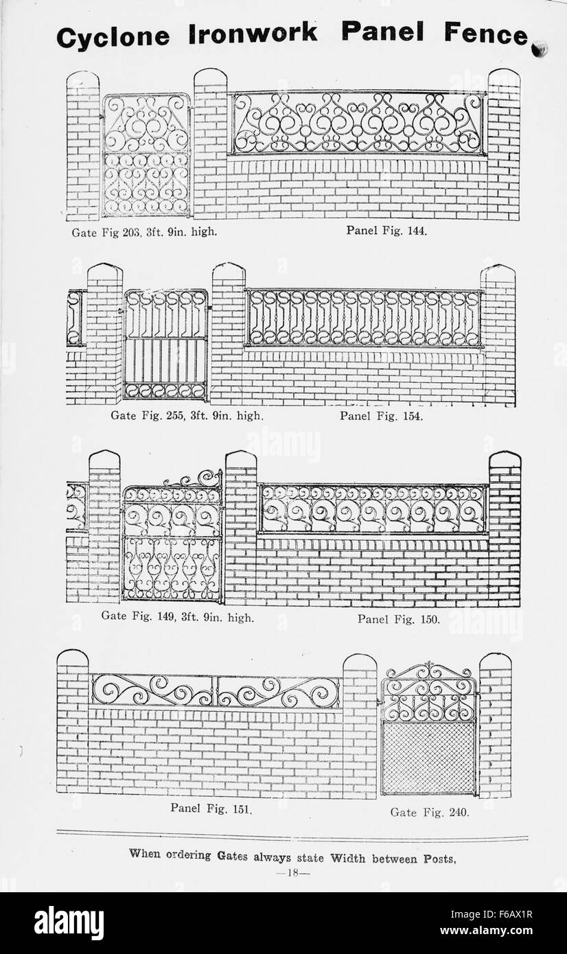 The Cyclone Fence & Gate Co. Ltd. is known for producing ironwork panel ...