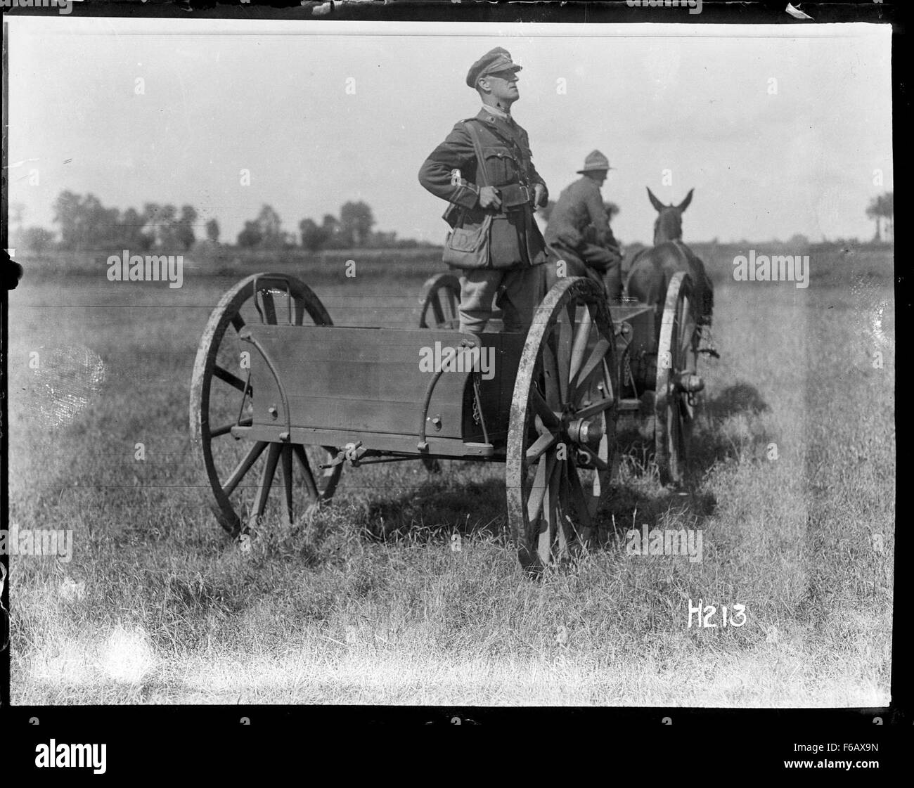 This historical photograph depicts New Zealand soldiers engaged in ...