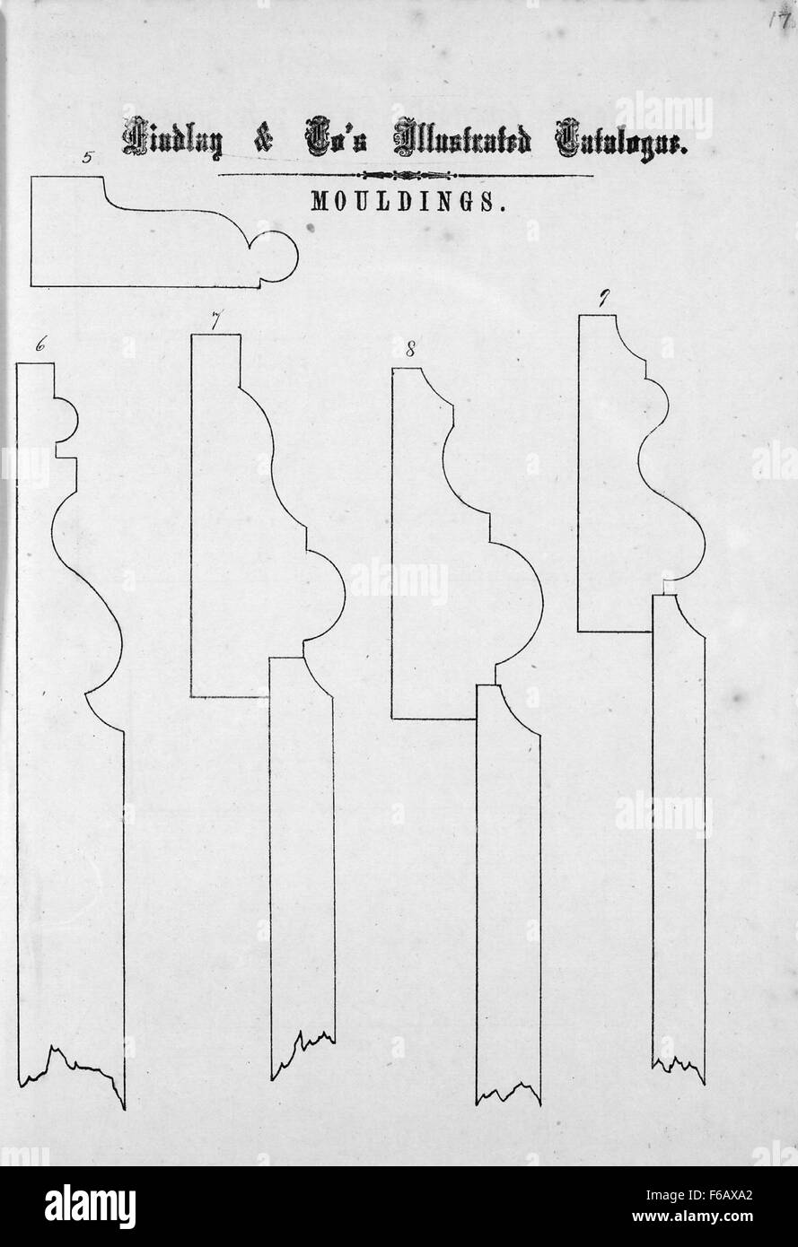 Findlay & Co Findlay and Co's illustrated catalogue Mouldings [models] Stock Photo - Alamy