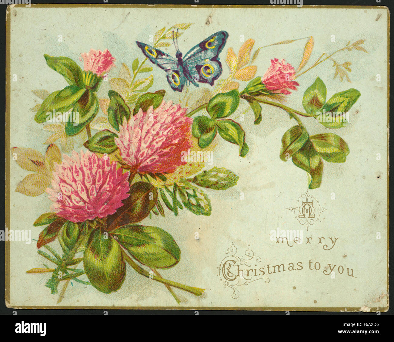 Christmas letter 19th century hi-res stock photography and images - Alamy