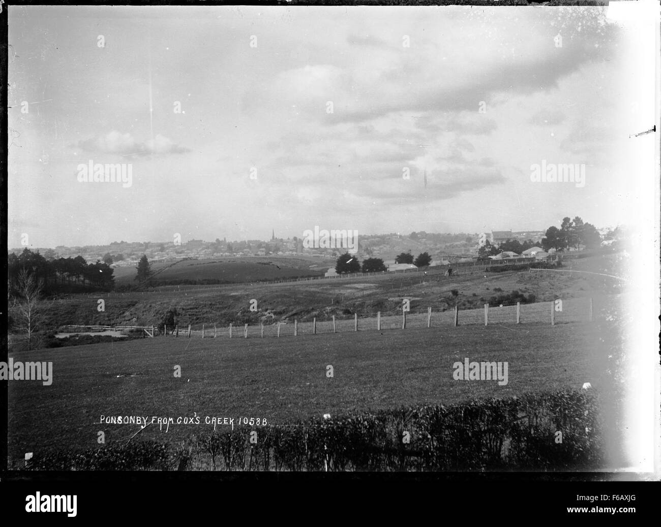 This image shows a general view of Ponsonby, a suburb in Auckland, New ...