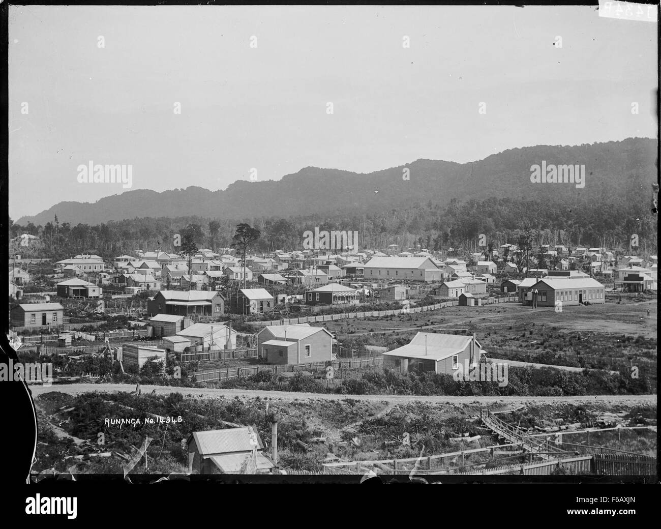 This general view of Runanga provides a snapshot of the town located on ...