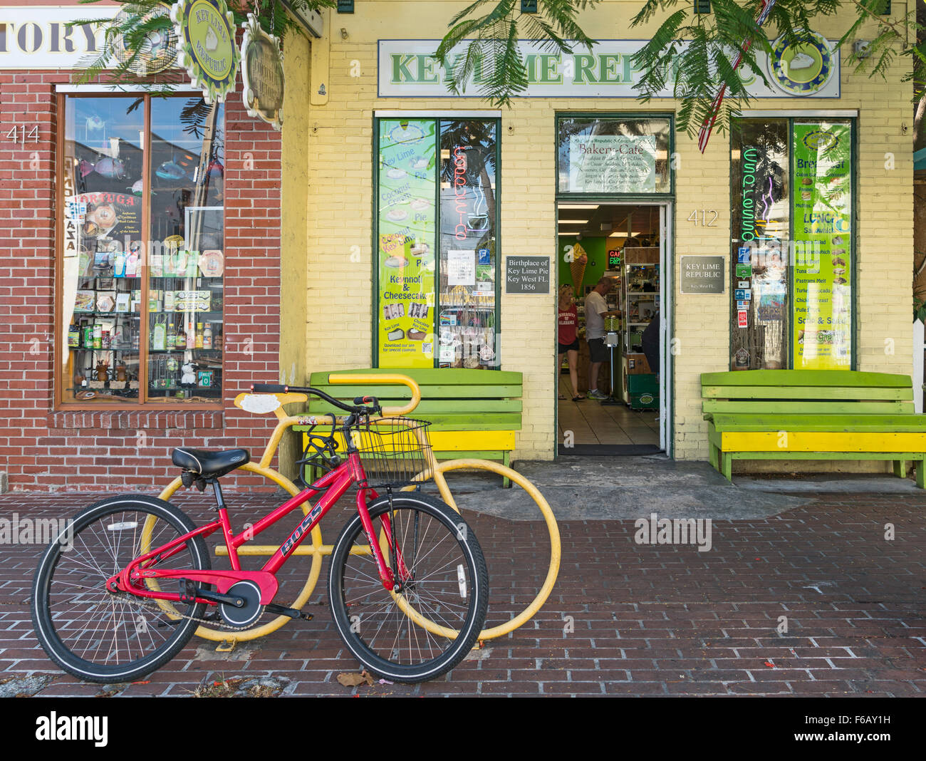 Key Lime Republic store Key West Stock Photo - Alamy