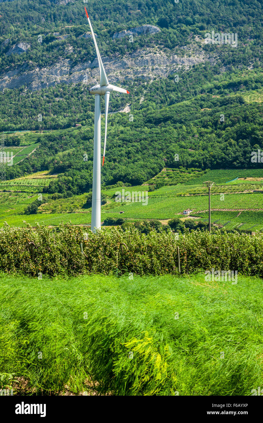 Switzerland wind farm hi-res stock photography and images - Alamy