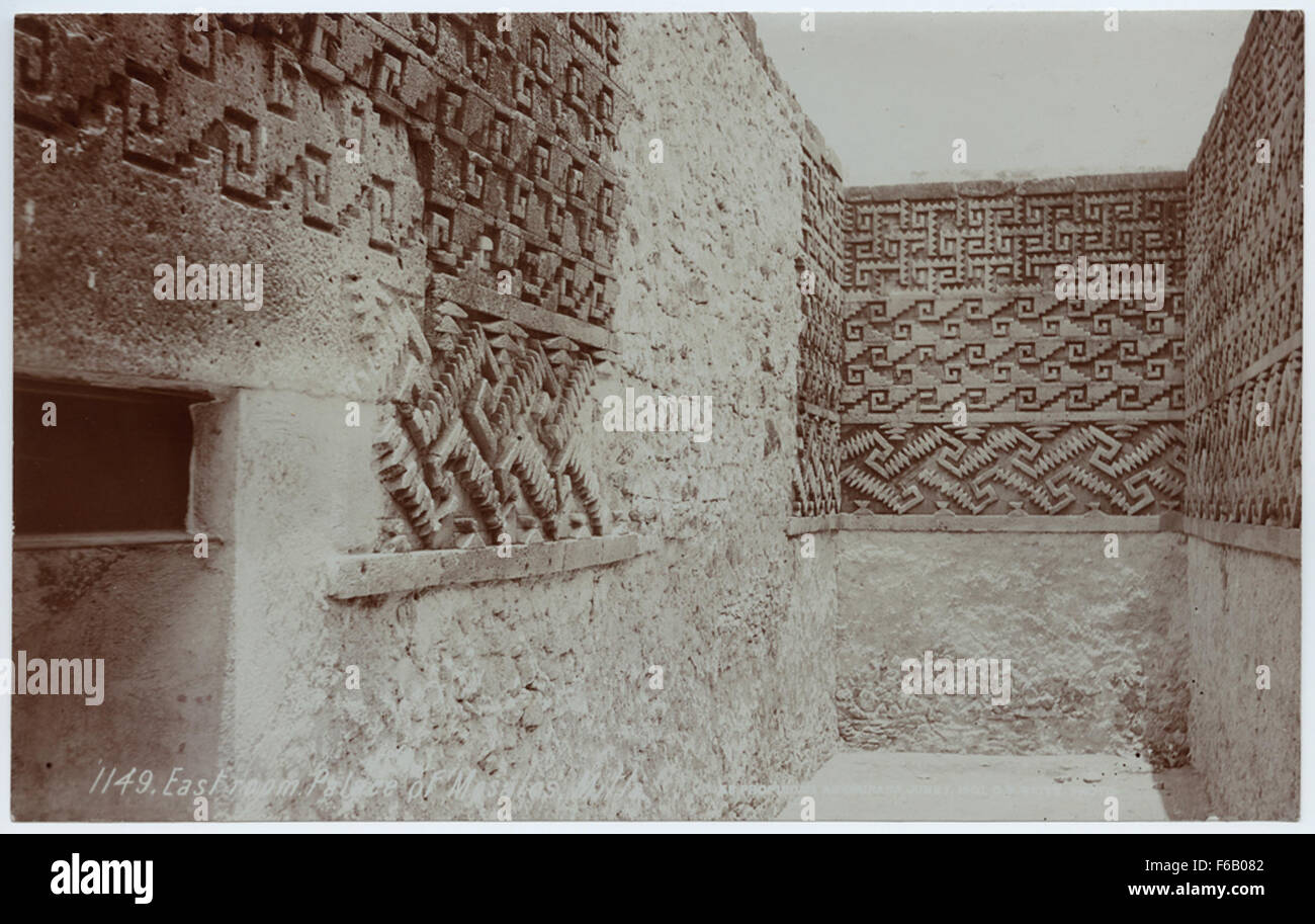 The Eastroom of the Palace of Mosaics at Mitla in Oaxaca is a stunning ...